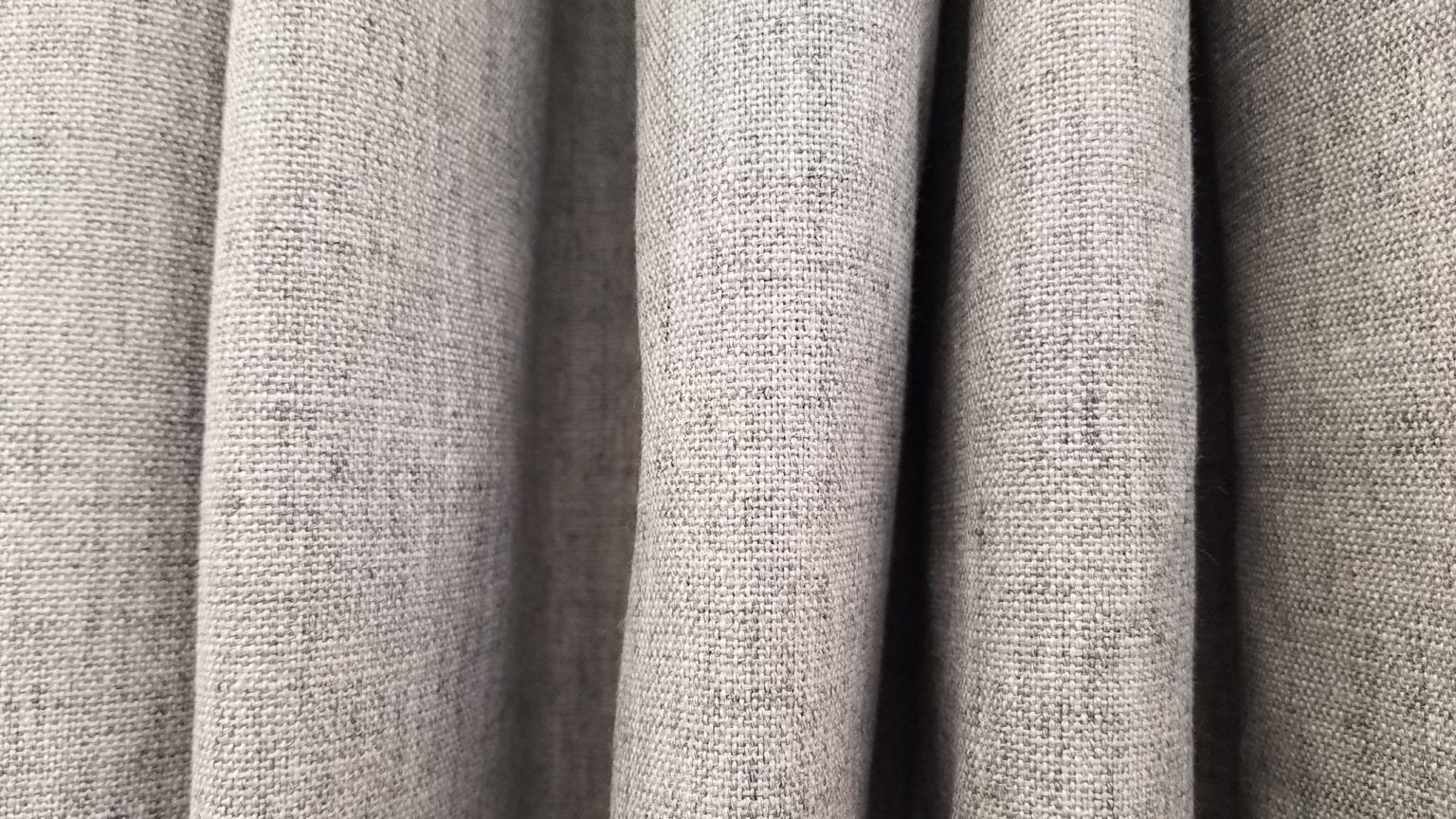 Premium Custom Drapes in Logan Light Gray - Rich Tex