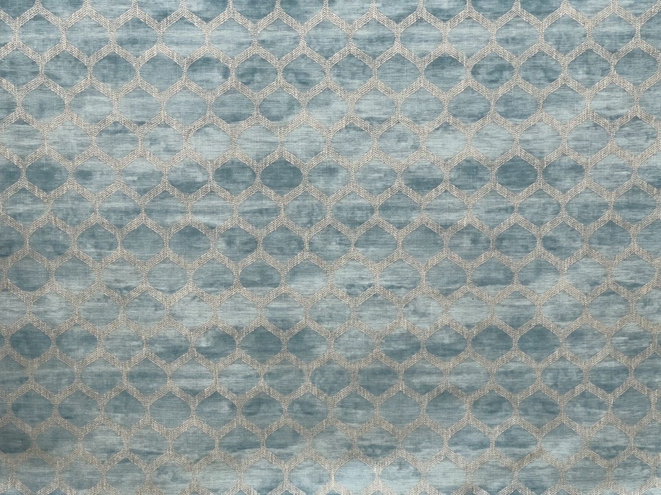 Ogee Capri Blue Patterned Home Decor Fabric - RichTex Fabrics & Furnishings