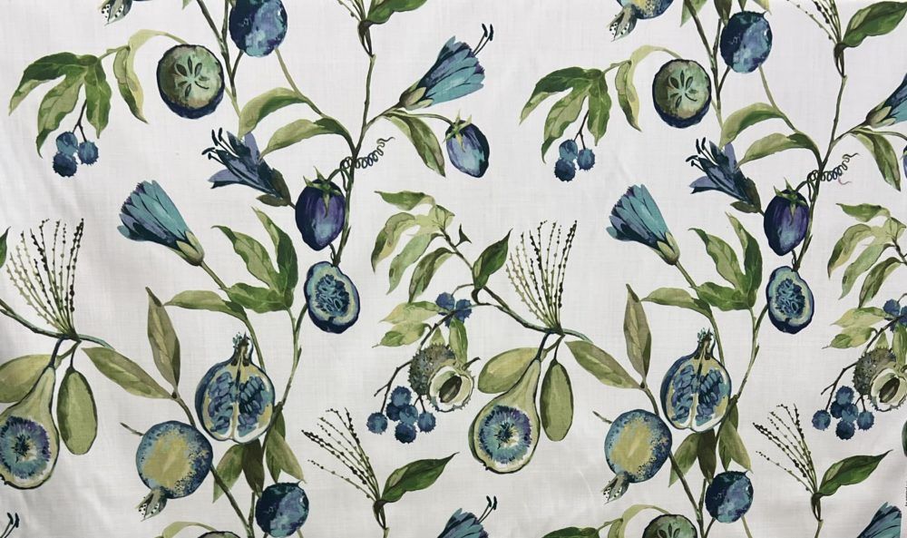 Alterie Marina Blue Fruit Home Decor Fabric By Richloom - RichTex ...
