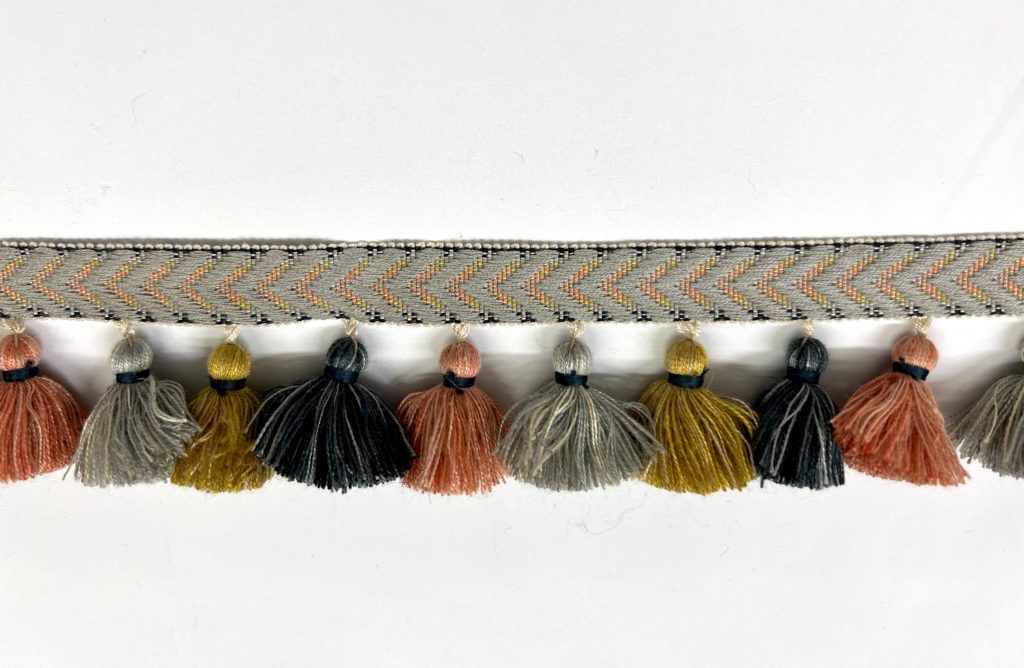 CLC100 Multi-Colored Tassel Decorative Fabric - RichTex Fabrics ...