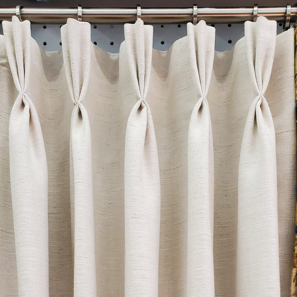 On-the-Move Drapes in Condon Linen-Look Fabric in Natural Beige (1 Pair ...